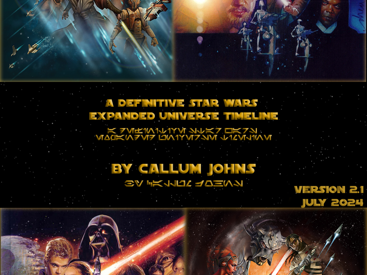 A Definitive Star Wars Expanded Universe Timeline – Callum's Cantina